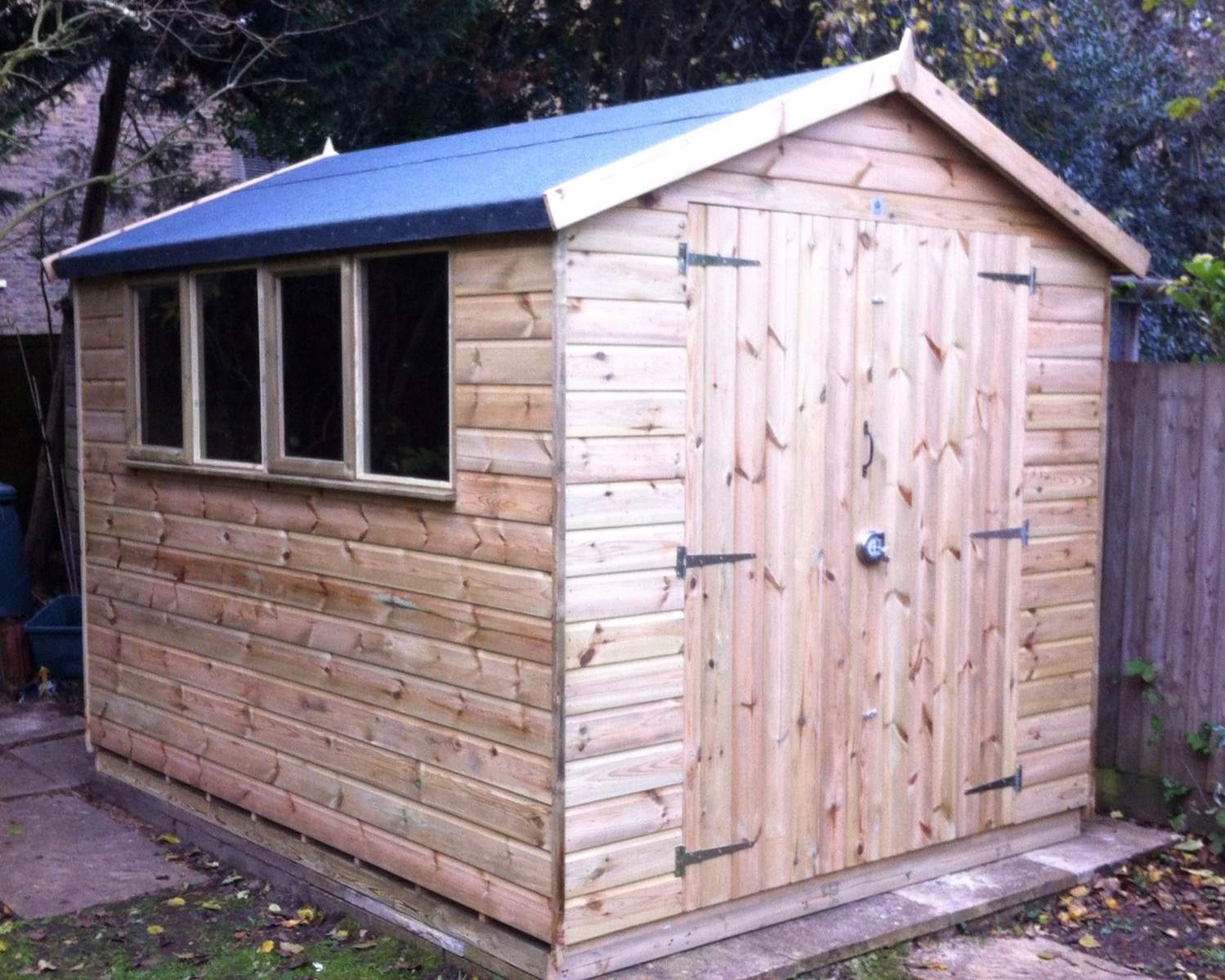 The Romney Double Door Pressure Treated Garden Storage Shed | Ace Sheds