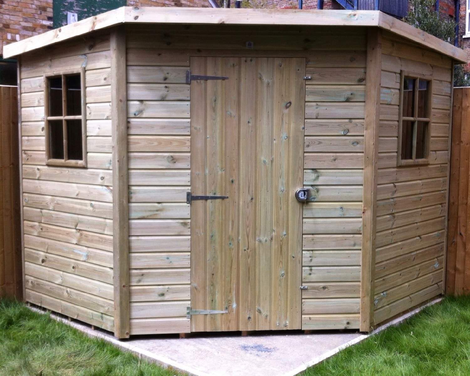 Winchester Corner Shed - Premium Treated Garden Sheds | Ace Sheds