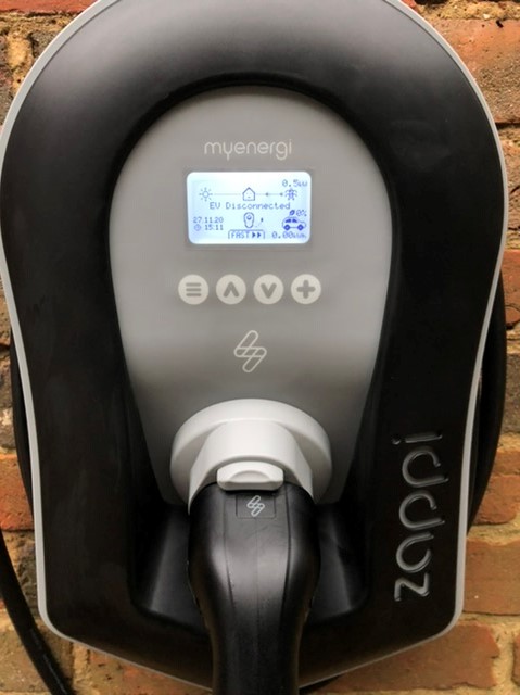 Case Study - Black Tethered Zappi EV Charger